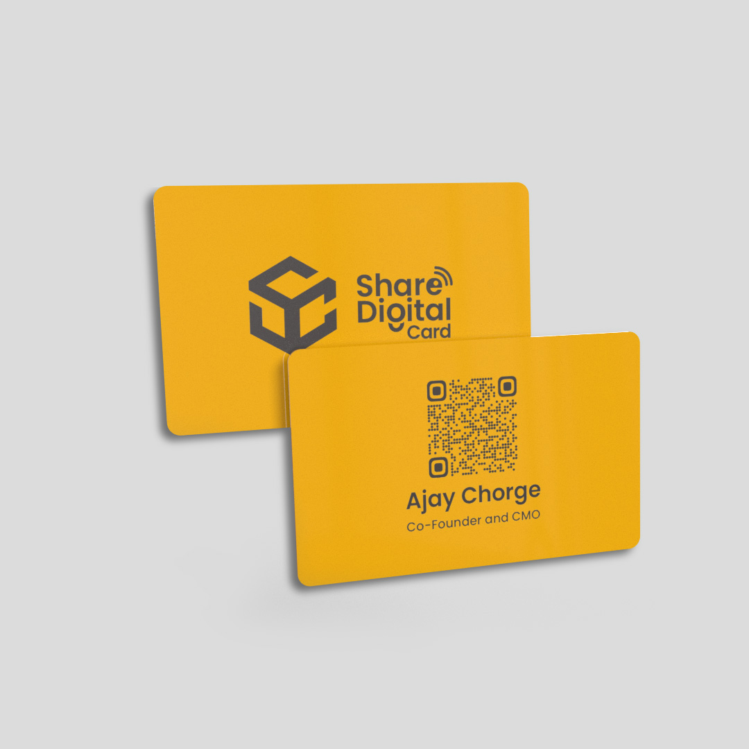 Gold Matte Metal NFC Card | Share Digital Card